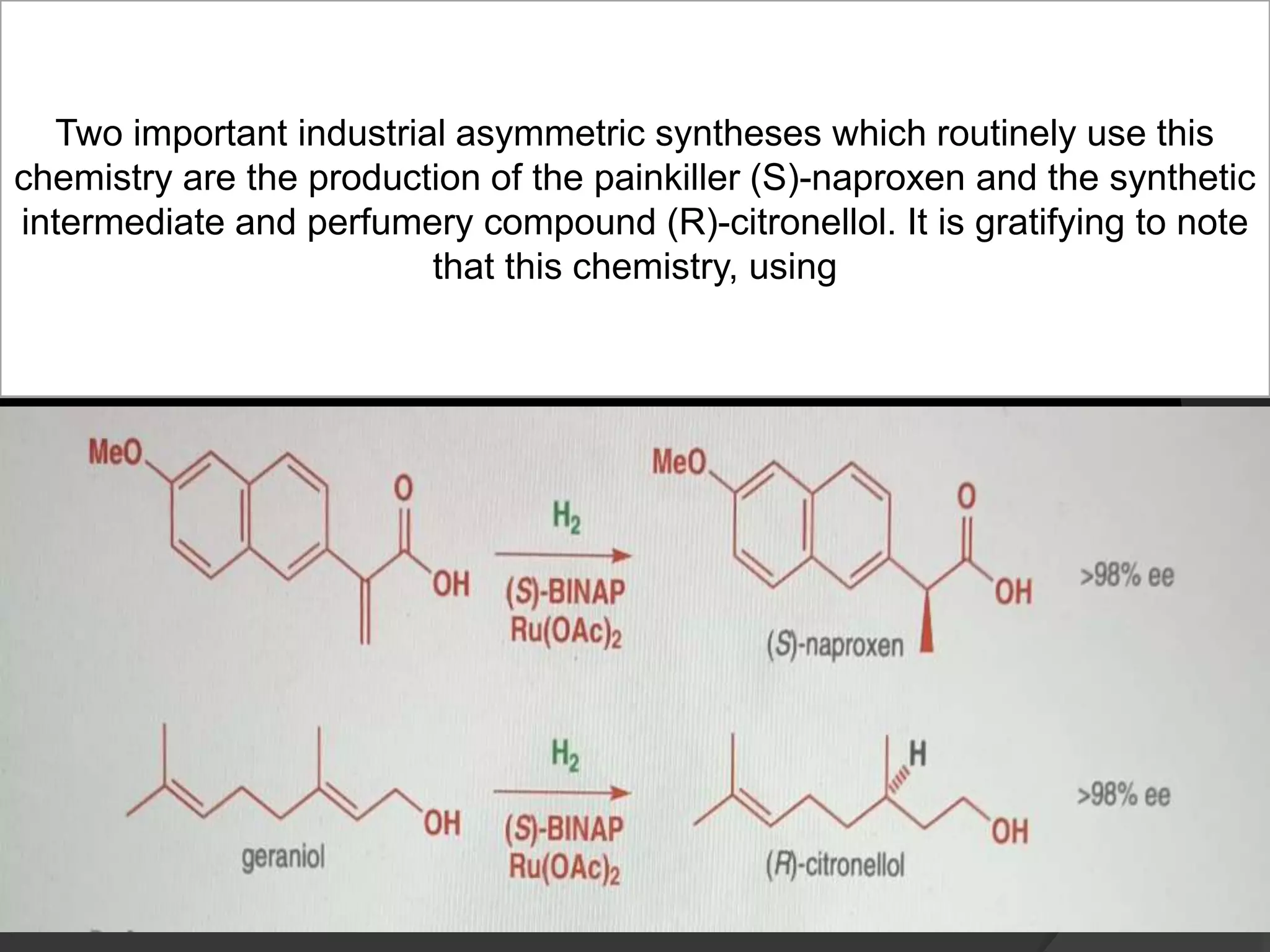 Asymmetric synthesis M.pharm 1st year | PPTX