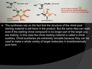 Asymmetric synthesis M.pharm 1st year | PPTX