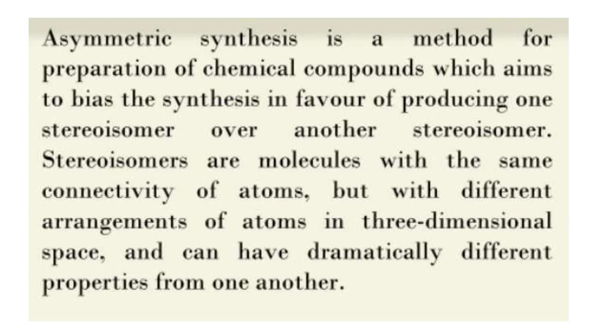 ASYMMETRIC SYNTHESIS bpharm notes sem four | PPTX