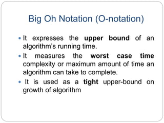 Asymptoptic notations | PPT