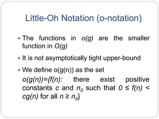 Asymptoptic notations | PPT