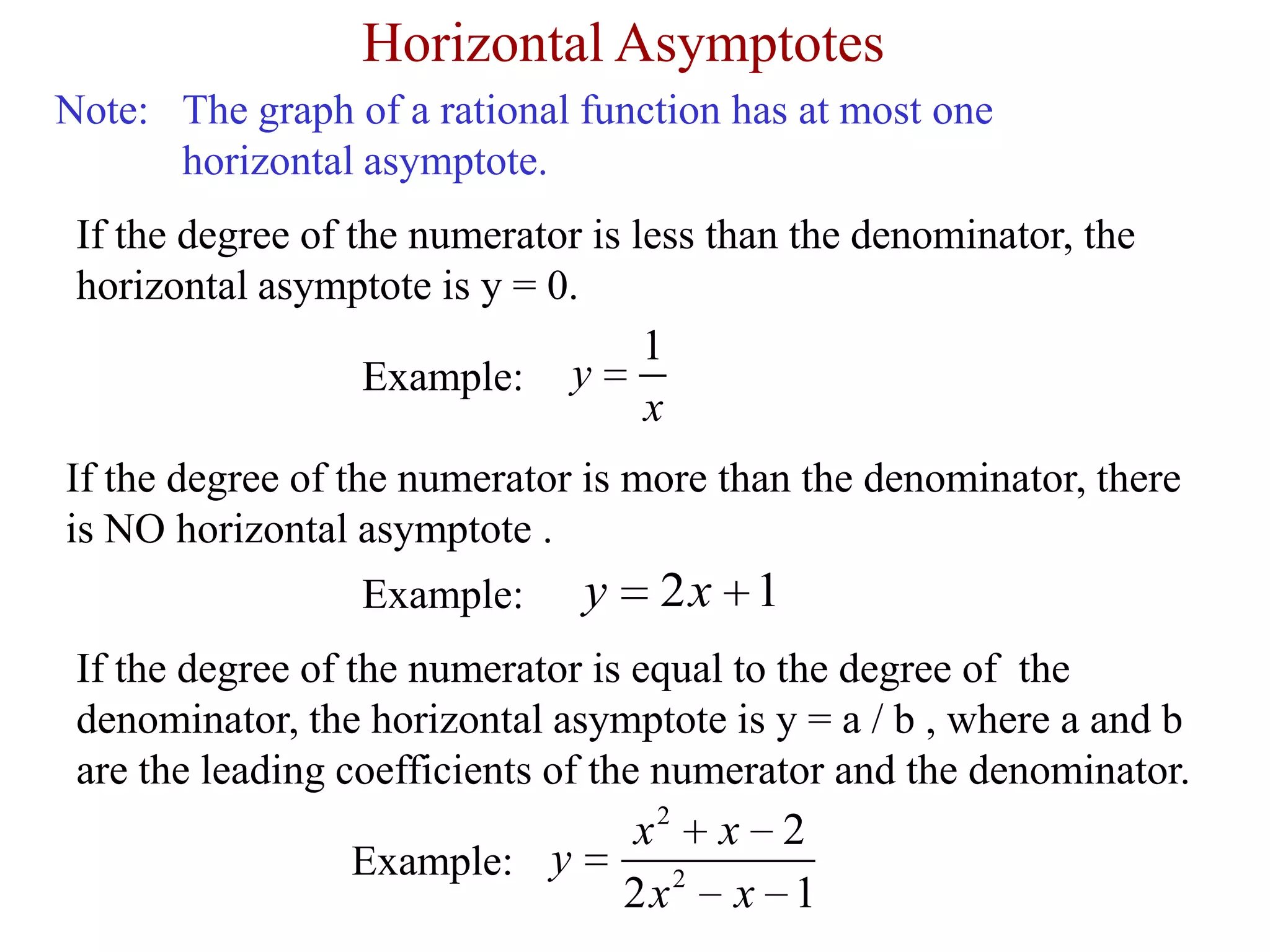 Asymptotes and holes 97 | PPT