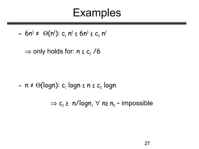 Asymptotic analysis | PPT | Computing | Technology & Computing