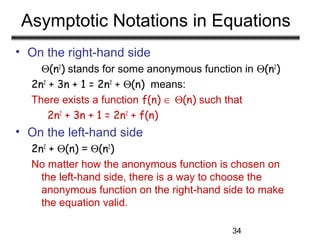 Asymptotic analysis | PPT | Computing | Technology & Computing