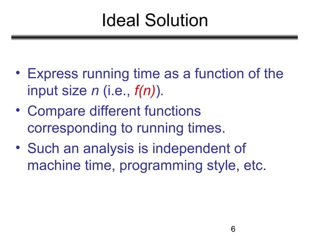 Asymptotic analysis | PPT | Computing | Technology & Computing