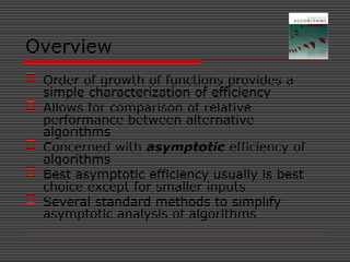 Asymptotic Analysis for Algorithms Analysis | PPT