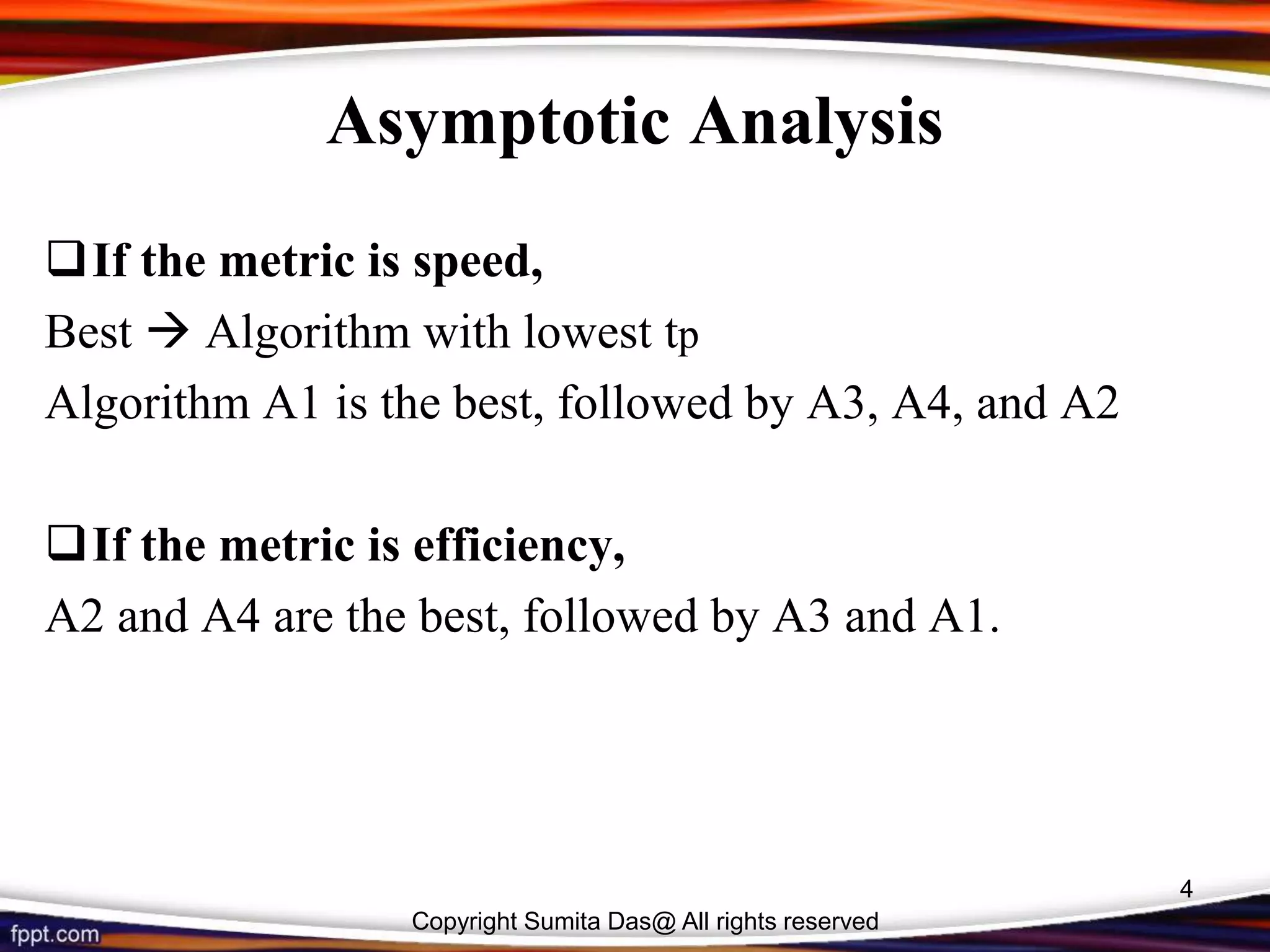 Asymptotic analysis of parallel programs | PPT