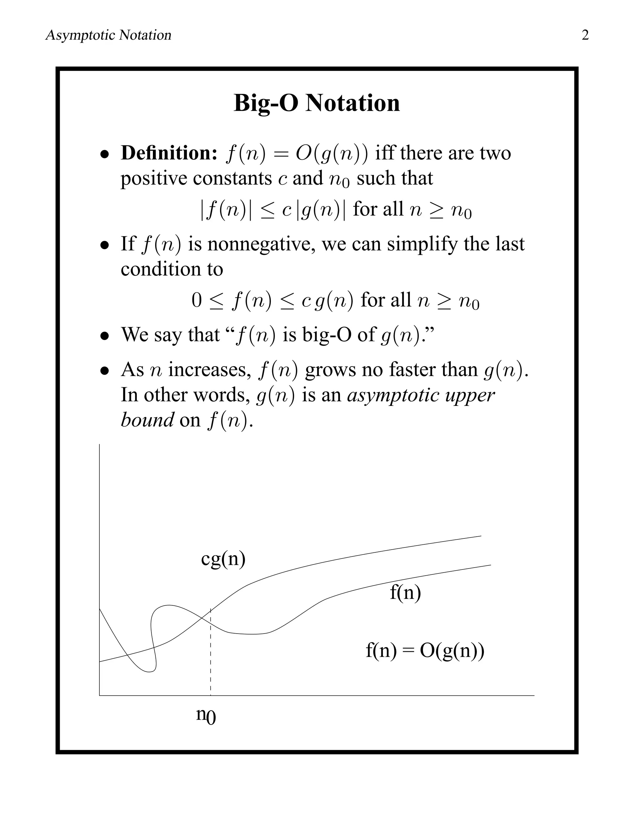 Asymptotic notation | PDF