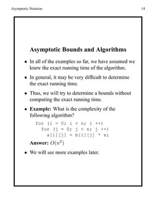 Asymptotic notation | PDF
