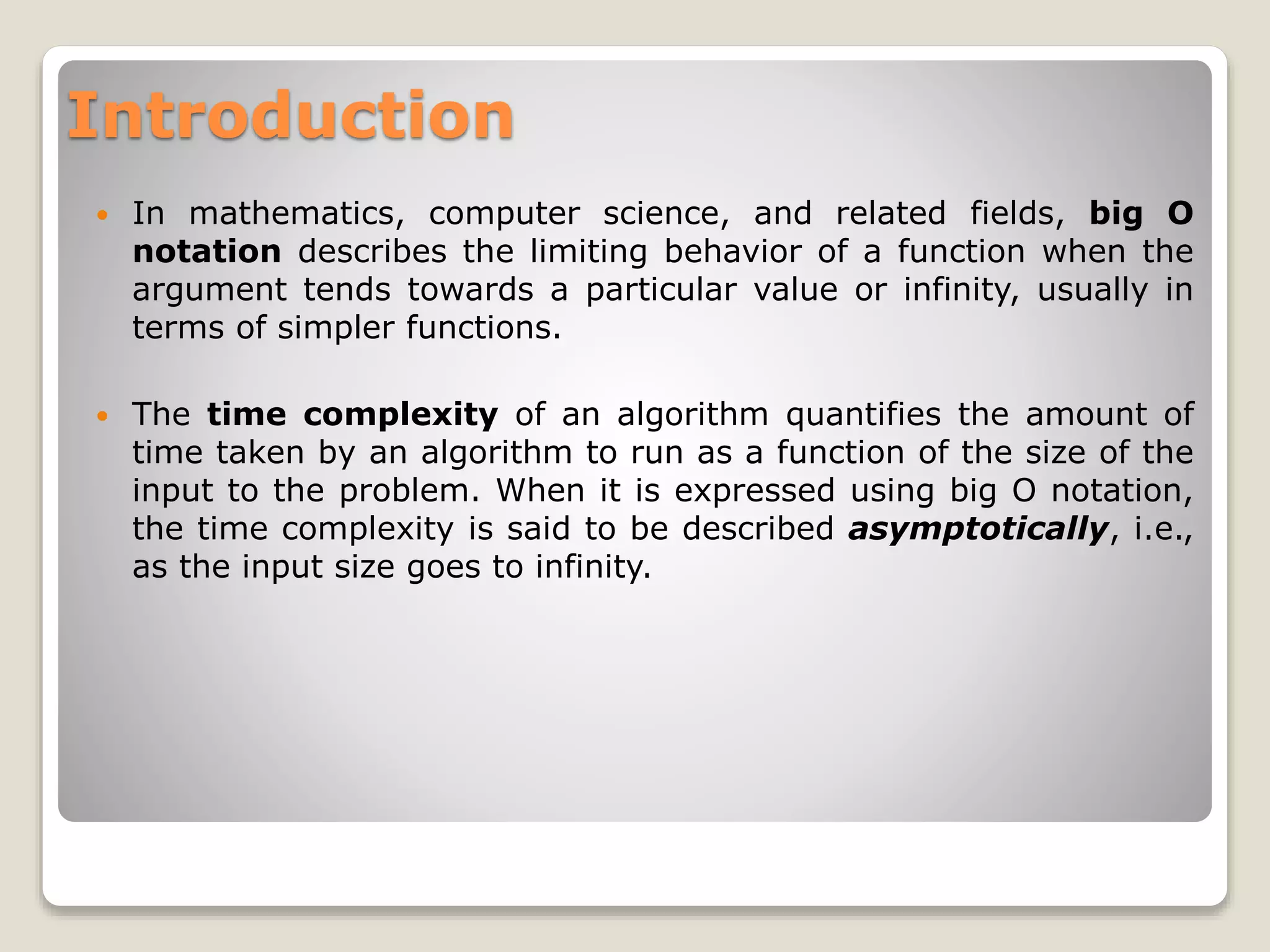 Asymptotic Notation Ppt