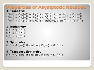 Asymptotic notation | PPT