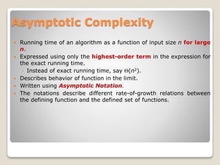Asymptotic notation | PPT