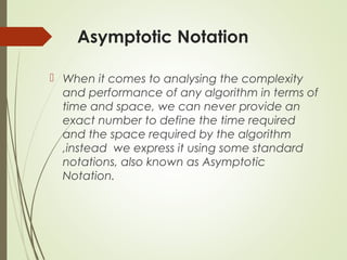 Asymptotic notation | PPT