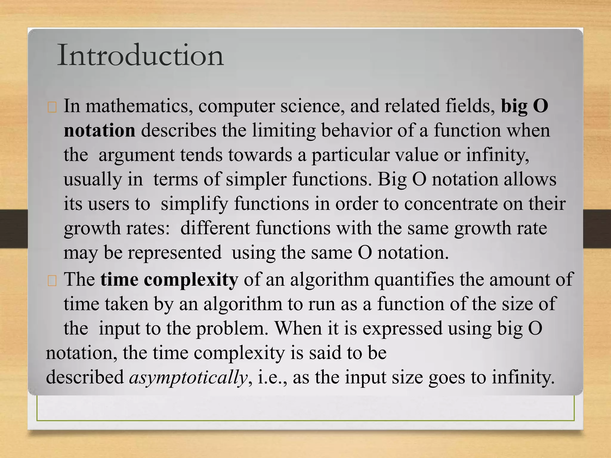 Asymptotic notation ada | PPTX