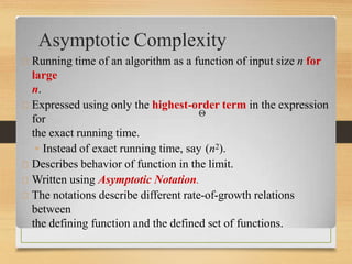 Asymptotic notation ada | PPTX