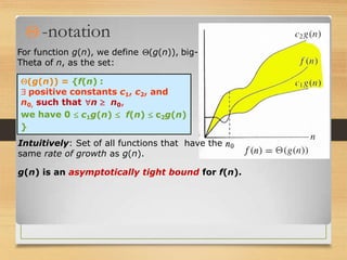 Asymptotic notation ada | PPTX