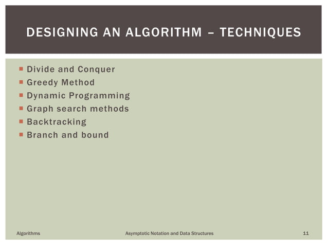 Asymptotic Notation and Data Structures | PPTX | Web Development | Internet