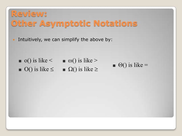 Asymptotic notations | PPTX