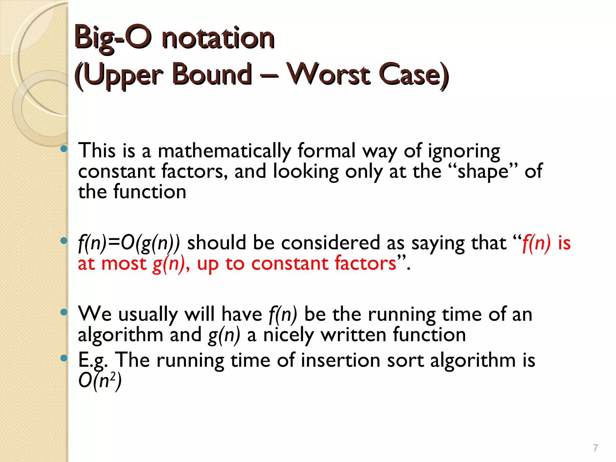 Asymptotic notations | PPT