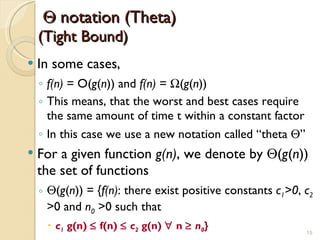 Asymptotic notations | PPT | Free Download