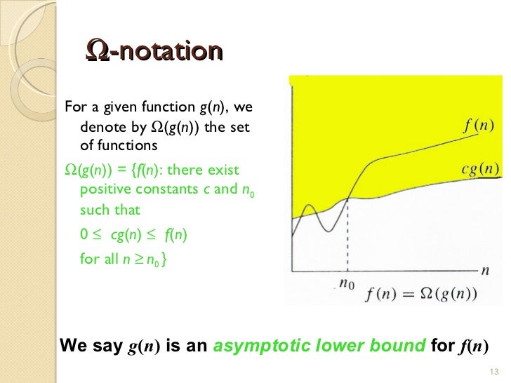 Asymptotic notations