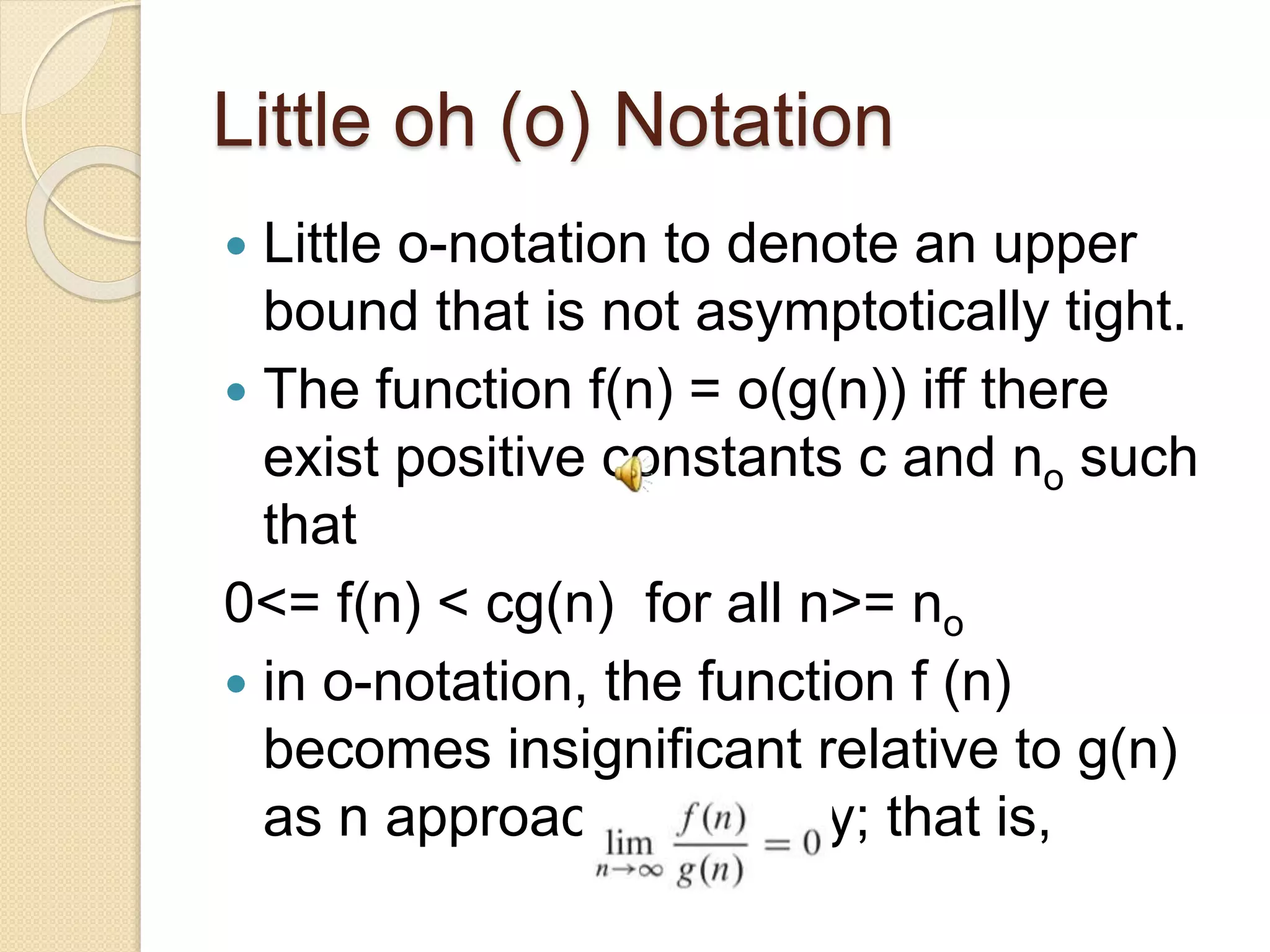 Asymptotic notations | PPTX