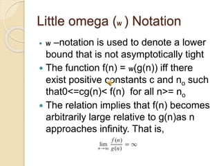 Asymptotic notations | PPTX