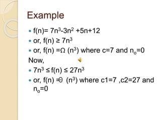 Asymptotic notations | PPTX