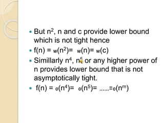 Asymptotic notations | PPTX