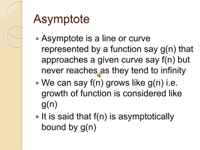 Asymptotic notations | PPTX | Business Accounting & Finance | Business