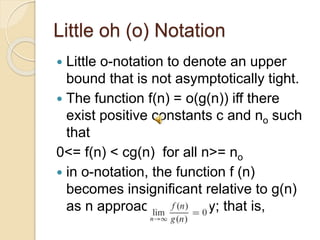 Asymptotic notations | PPTX