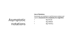Asymptotic notations | PDF