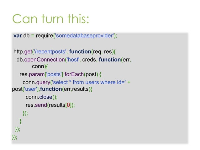 Avoiding Callback Hell with Async.js