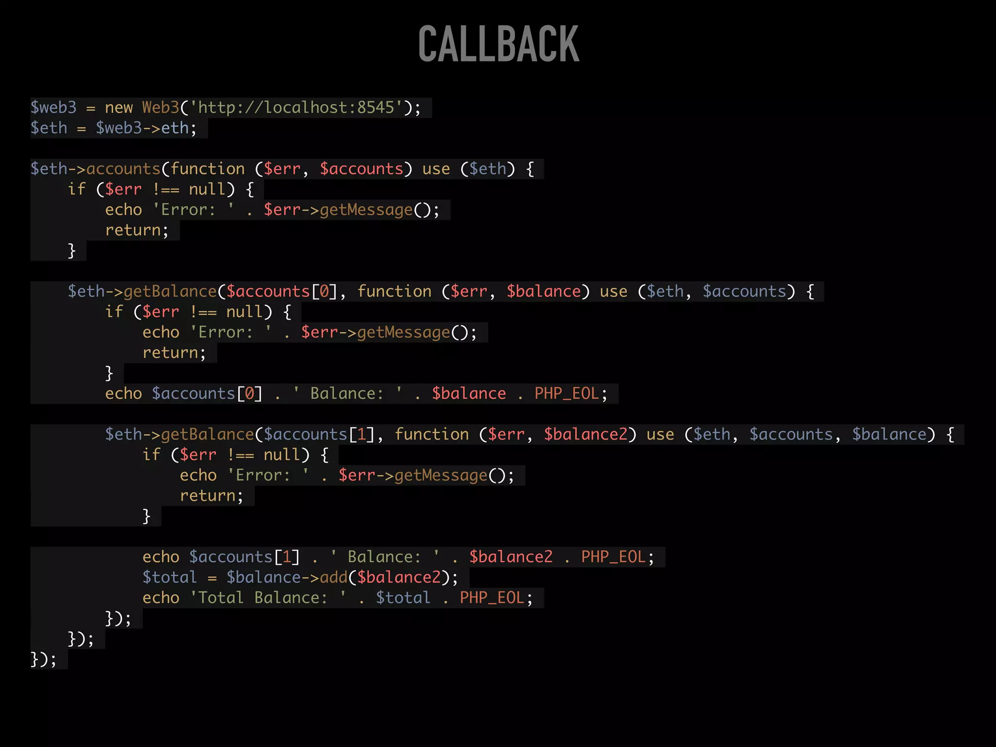 Getting out of Callback Hell in PHP | PDF | Web Development | Internet