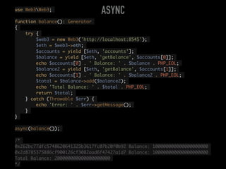 Getting out of Callback Hell in PHP | PDF