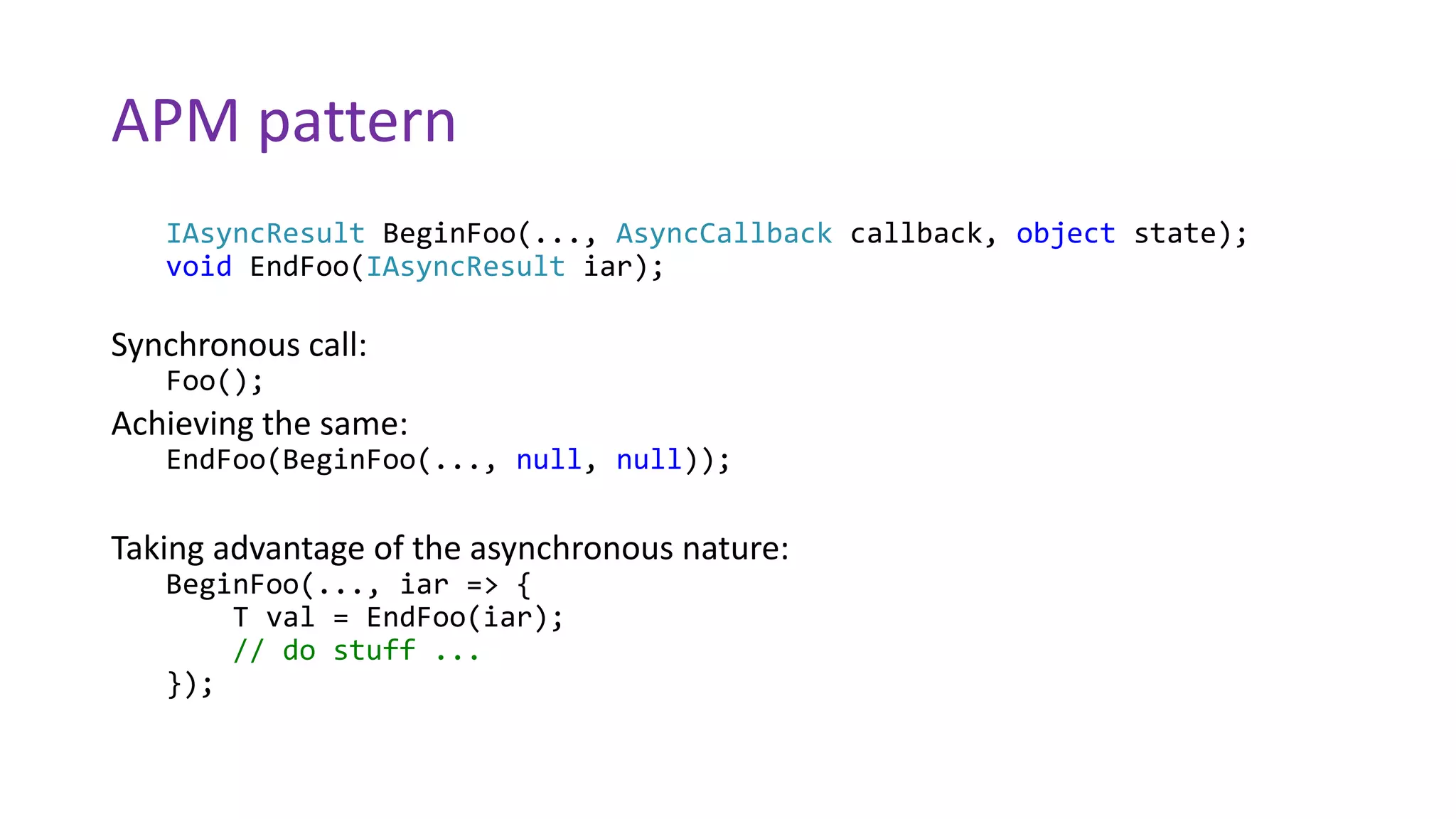 NDC Sydney 2019 - Async Demystified -- Karel Zikmund | PPT