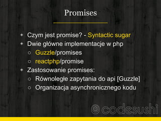 Asynchroniczny PHP | Codesushi | PPT