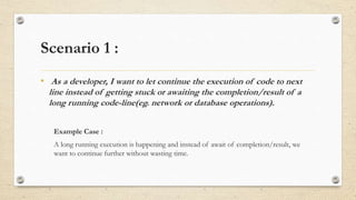Asynchronous and parallel programming | PPTX