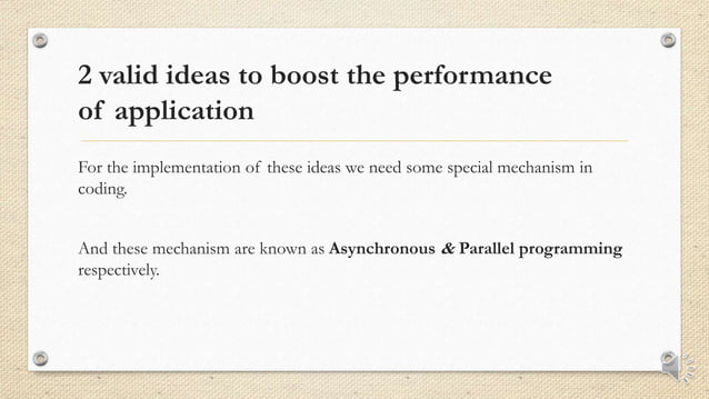 Asynchronous and parallel programming | PPTX