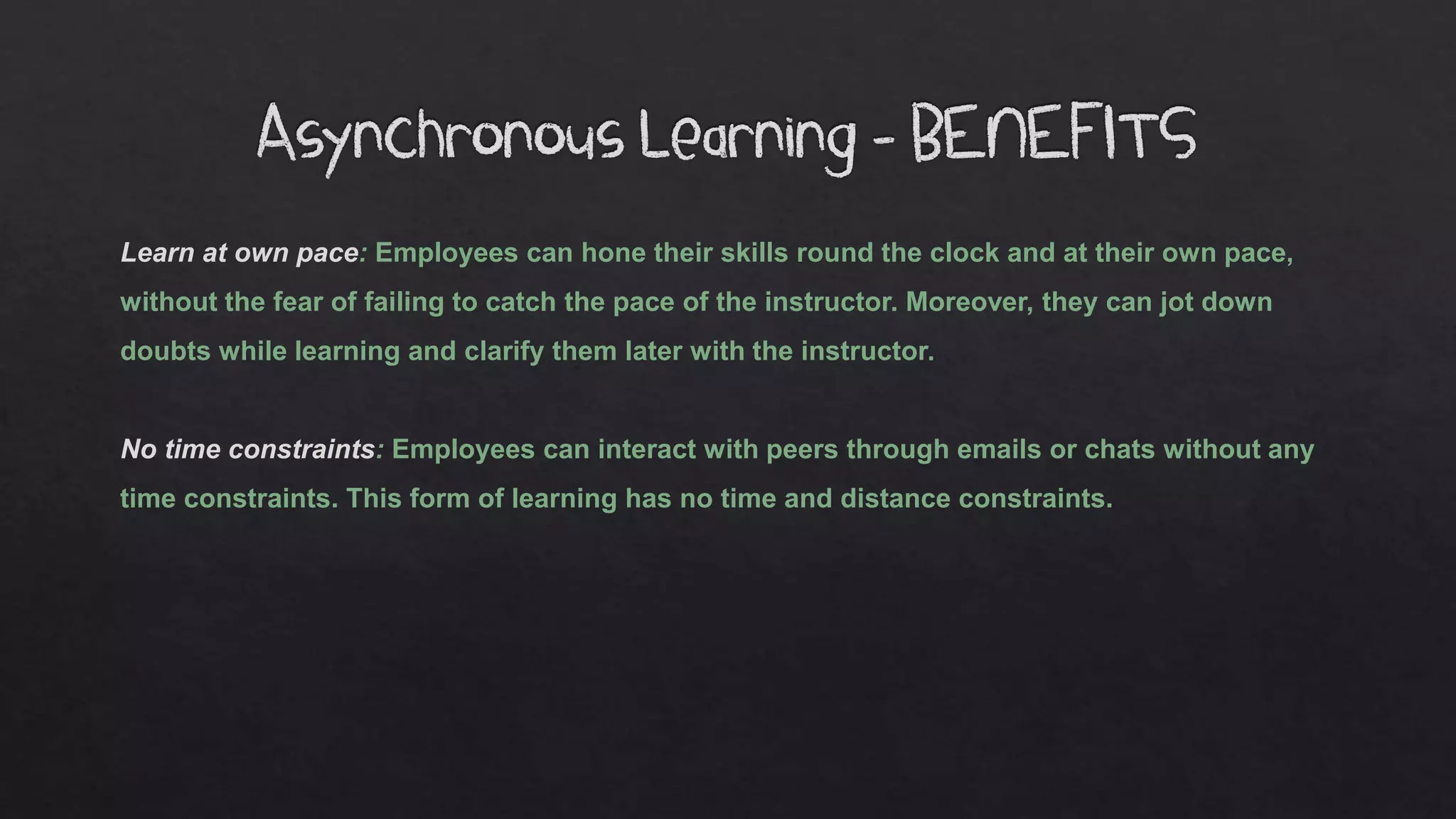 E-Learning and Types of E-Learning (Asynchronous and synchronous e learning) | PPSX