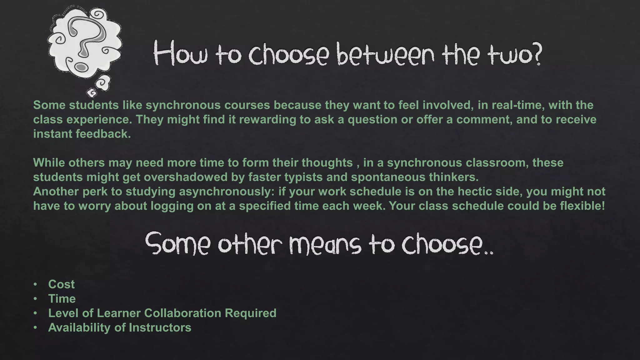 E Learning And Types Of E Learning Asynchronous And Synchronous E Learning Ppsx