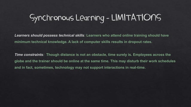 E-Learning and Types of E-Learning (Asynchronous and synchronous e learning) | PPSX