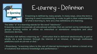 E-Learning and Types of E-Learning (Asynchronous and synchronous e ...