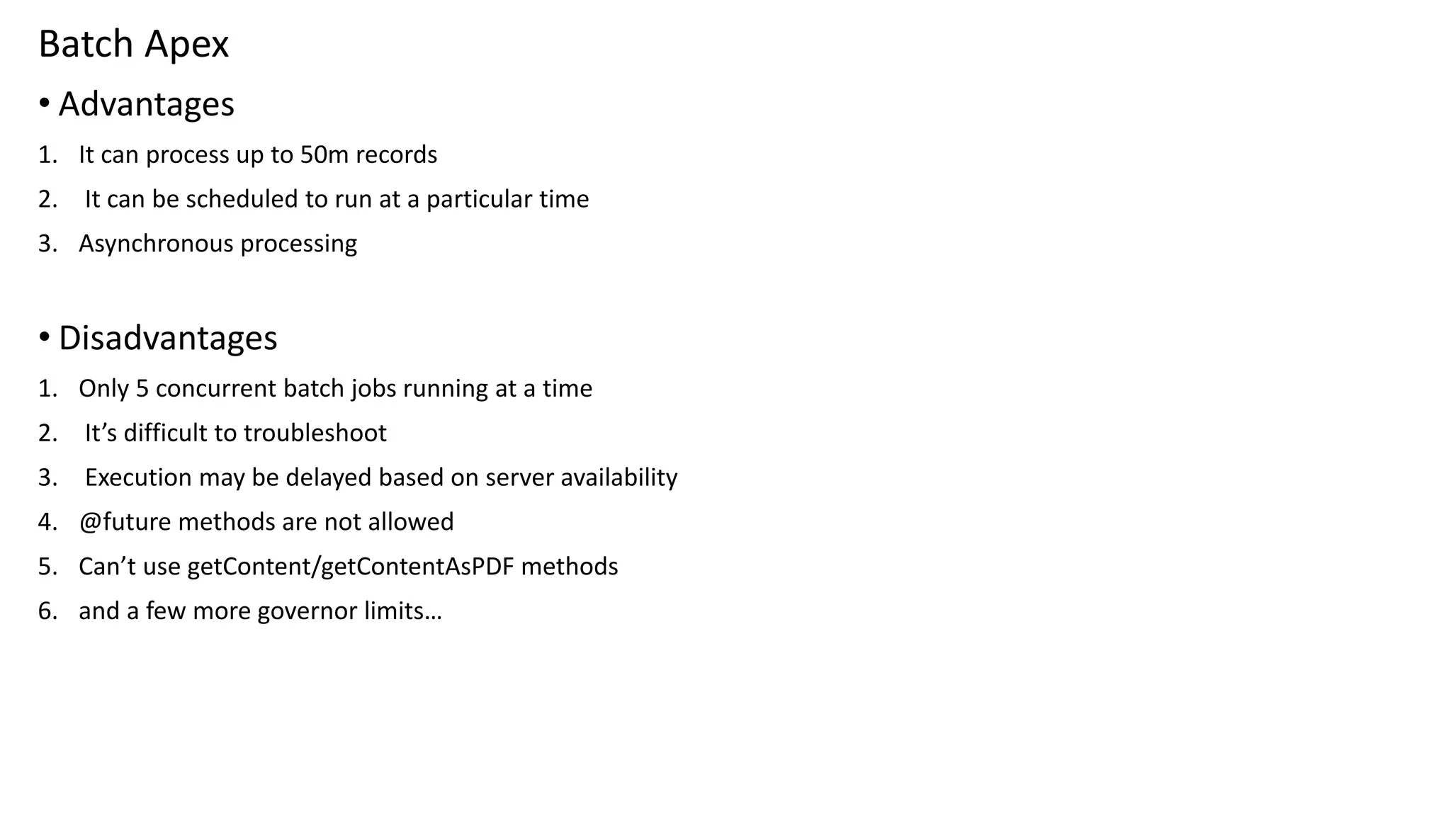 Salesforce Asynchronous Apex Pptx Databases Computer Software And