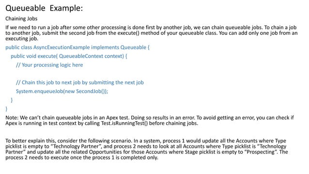 Salesforce Asynchronous Apex Pptx Databases Computer Software And