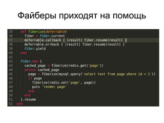 Asynchronous Applications in Ruby. Roman Gorel | PPT