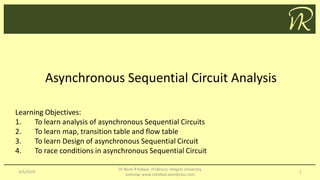 Asynchronous sequential circuit analysis | PDF