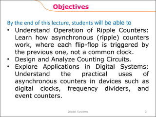 Asynchronous counter-Different clock pulse | PDF
