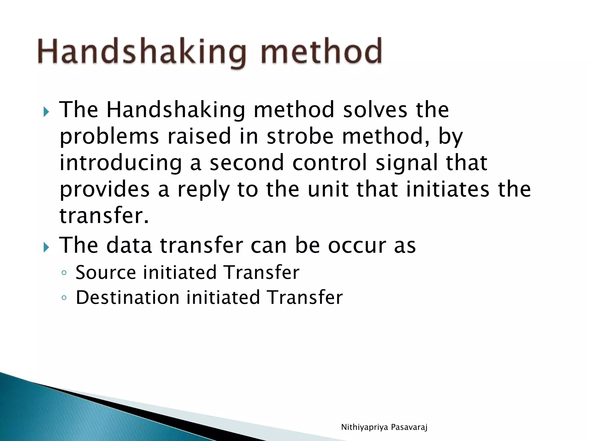 Asynchronous data transfer | PPTX