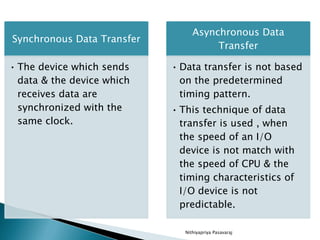 Asynchronous data transfer | PPTX